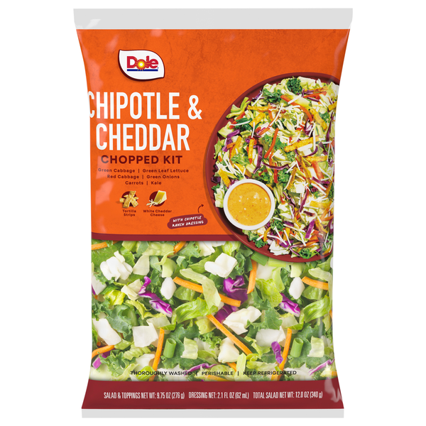 Save on Dole Chopped Chipotle & Cheddar Salad Kit Order Online Delivery ...