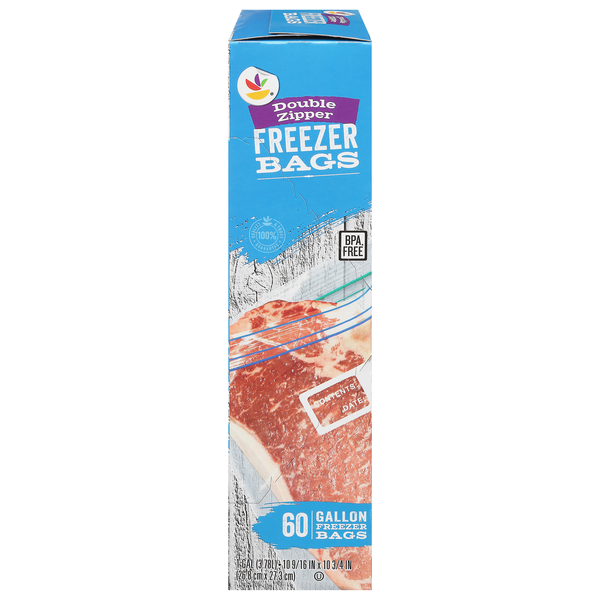 Save on Our Brand Double Zipper Gallon Freezer Bags Order Online ...