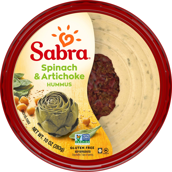 Save on Sabra Gluten Free Spinach & Artichoke Hummus Order Online ...