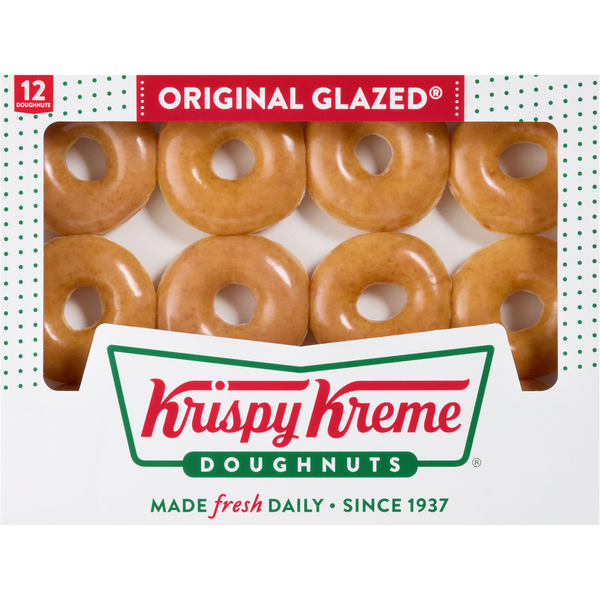 Save on Krispy Kreme Original Glazed Donuts - 12 ct Order Online ...