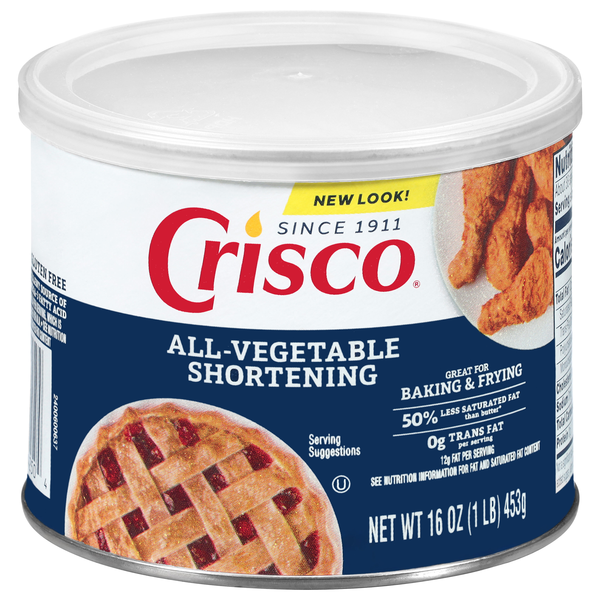 Save on Crisco All-Vegetable Shortening Order Online Delivery | Food Lion