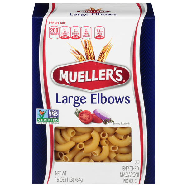 Save on Mueller's Large Elbow Pasta Order Online Delivery | Food Lion
