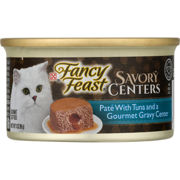 Save On Fancy Feast Savory Center Wet Cat Food Pate With Tuna Gravy 