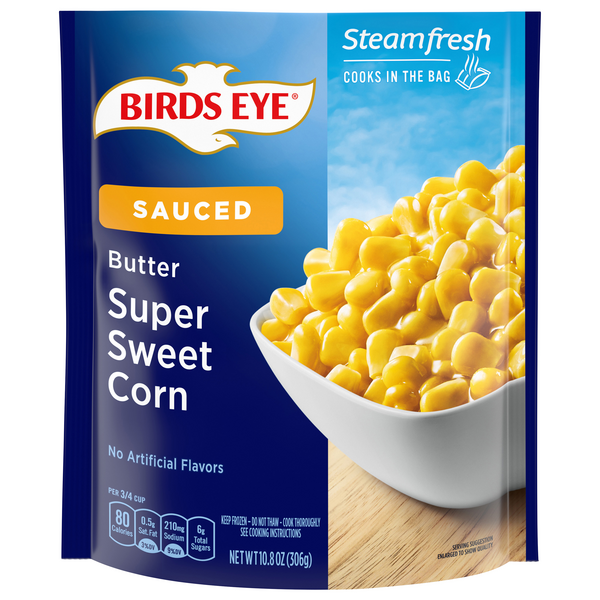Save on Birds Eye Steamfresh Sauced Butter Super Sweet Corn Frozen ...