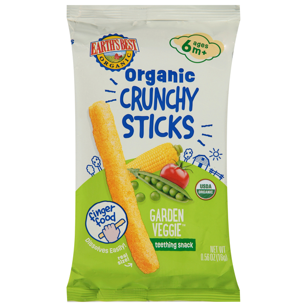 Save on Earth's Best Organic Crunchy Sticks Garden Veggie Teething ...