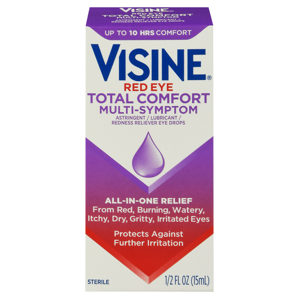 Save on Visine Total Comfort Multi-Symptom Red Eye Drops Order Online ...