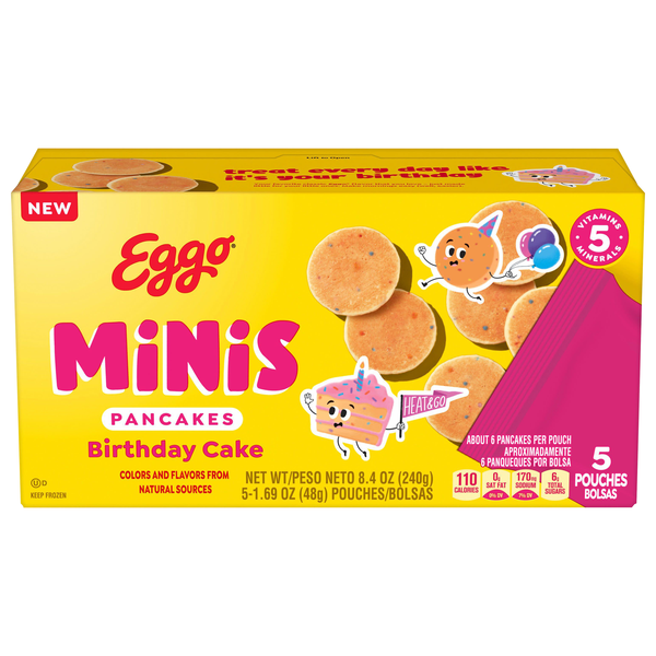 Save on Eggo Minis Birthday Cake Pancakes - 5 ct Order Online Delivery ...