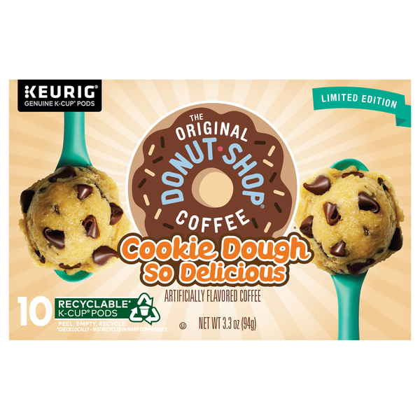 Save on The Original Donut Shop Cookie Dough So Delicious Coffee K-Cup ...
