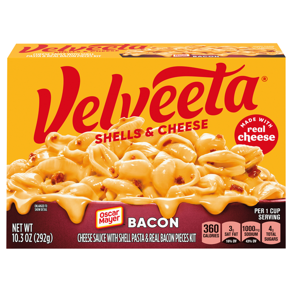 Save on Velveeta Bacon Shells & Cheese Pasta Order Online Delivery ...