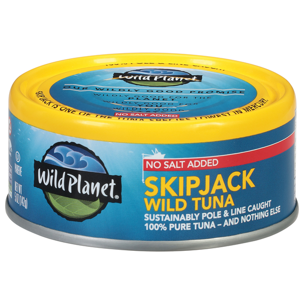 Save on Wild Planet Sustainably Caught No Salt Added Skipjack Wild Tuna ...