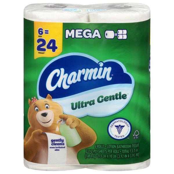 Save on Charmin Ultra Gentle Mega Roll 2-Ply Toilet Paper Order Online ...
