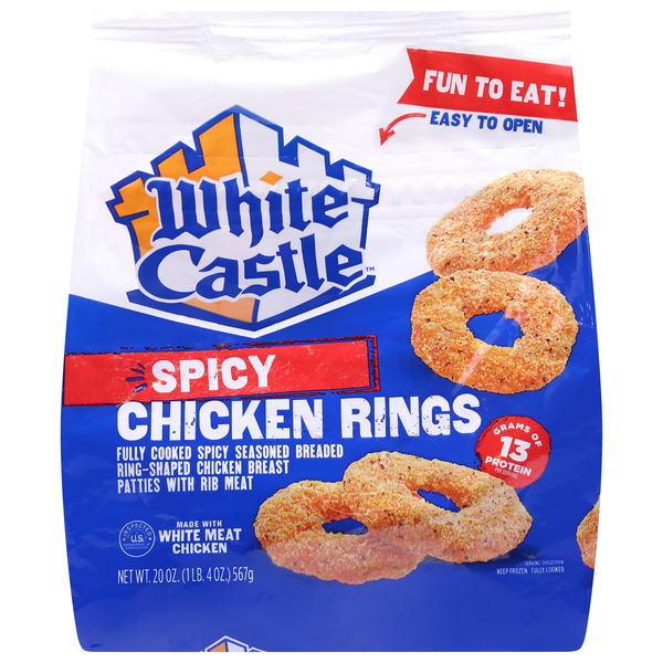 Save on White Castle Spicy Breaded Chicken Rings Frozen Order Online ...
