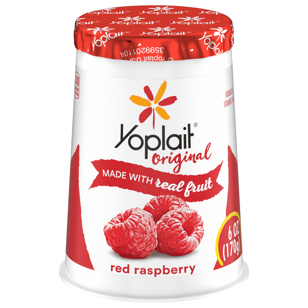 Save on Yoplait Original Low Fat Red Raspberry Yogurt Cup Order Online ...