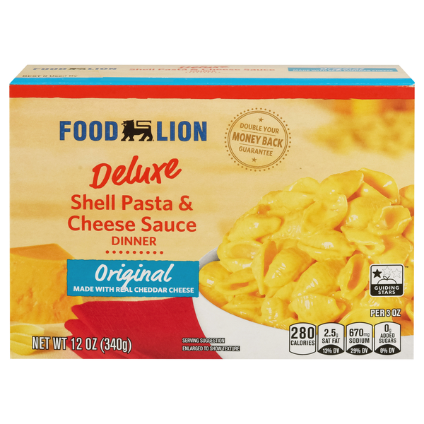 Save on Food Lion Shells & Cheese Dinner Deluxe Original Order Online ...