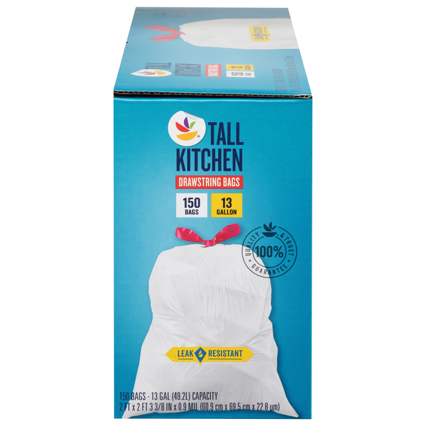 Save on Giant Tall Kitchen Drawstring Bags 13 Gallon Order Online ...