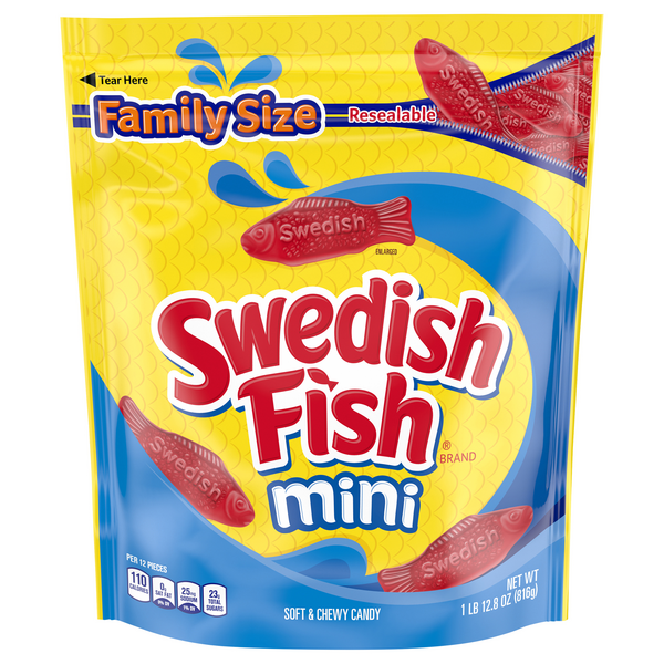 Save on Swedish Fish Mini Soft & Chewy Candy Family Size Order Online ...