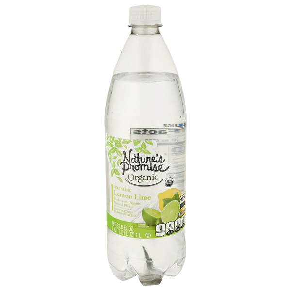 Save on Nature's Promise Organic Lemon Lime Sparkling Water Order Online Delivery | Stop & Shop