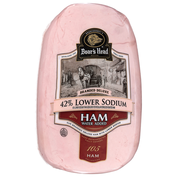 Save on Boar's Head Deli Lower Sodium Branded Deluxe Ham (Shaved) Order ...