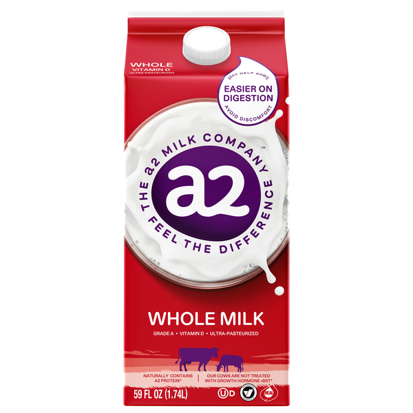 Save on a2 Vitamin D Whole Milk Order Online Delivery | Food Lion