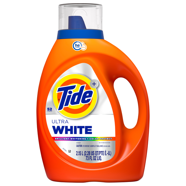Save on Tide +Ultra White Liquid Laundry Detergent Order Online ...