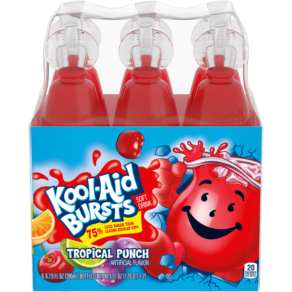 Save on Kool-Aid Bursts Tropical Punch Soft Drink - 6 pk Order Online ...
