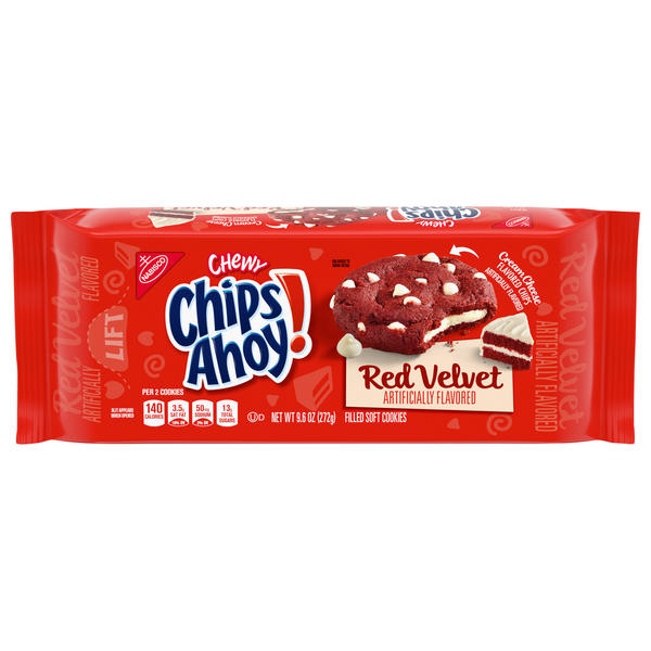 Save on Nabisco Chips Ahoy! Chewy Red Velvet Soft Cookies Order Online ...