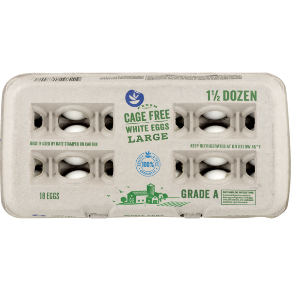 Save on Giant Cage Free Large White Eggs Order Online Delivery | Giant