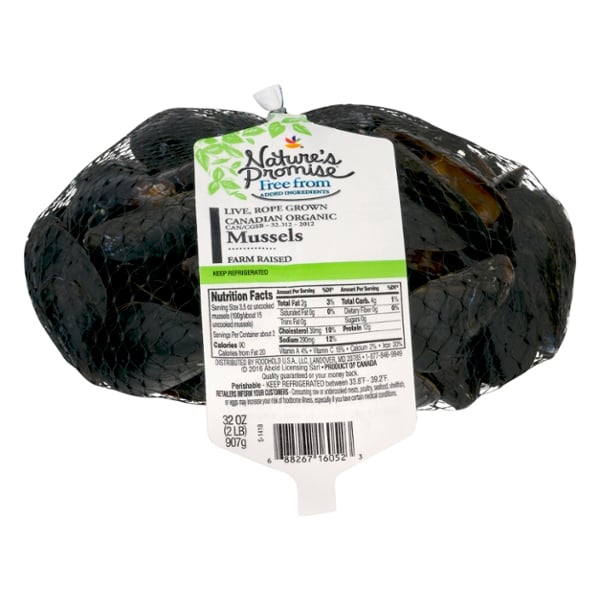 Save on Nature's Promise Farm Raised Live Rope Grown Mussels Fresh ...