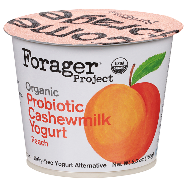 Save on Forager Project Organic Probiotic Peach Cashewmilk Yogurt Order ...