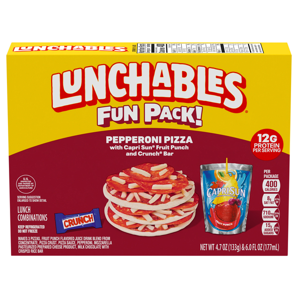 Save on Lunchables Pizza with Pepperoni & Capri Sun Order Online ...