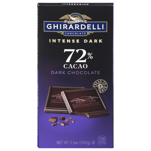Save on Ghirardelli Intense Dark Chocolate Candy Bar 72% Cacao Order ...