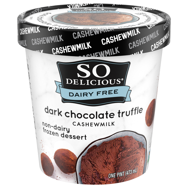 Save on So Delicious Dairy Free Dark Chocolate Truffle Cashewmilk ...