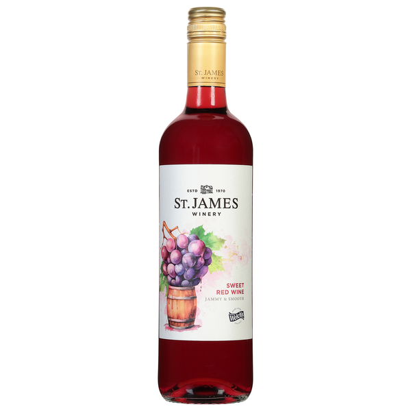 Save on St. James Winery Sweet Red Wine Order Online Delivery | Food Lion
