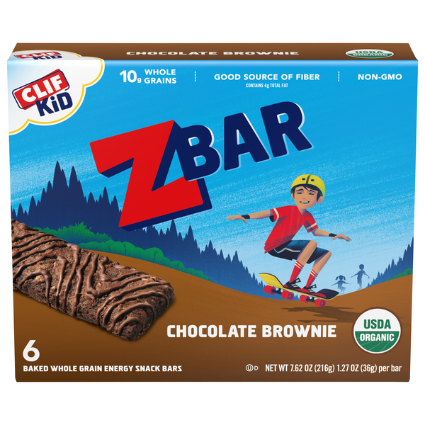 Save on CLIF KID ZBAR Organic Chocolate Brownie Energy Snack Bar - 6 ct ... Save on CLIF KID ZBAR Organic Chocolate Brownie Energy Snack Bar - 6 ct ...