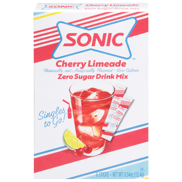 Save on Sonic Zero Sugar Cherry Limeade Drink Mix - 6 ct Order Online ...