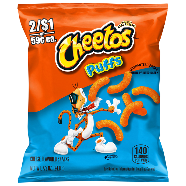 Save on Cheetos Puffs Cheese Flavored Snacks Order Online Delivery | Giant