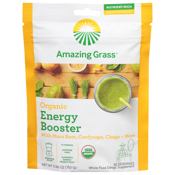Save on Amazing Grass Energy Booster Organic Order Online Delivery | GIANT