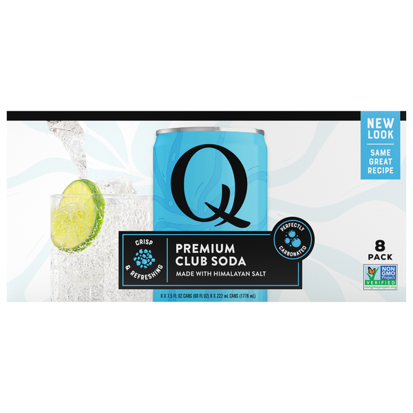 Save on Q Premium Club Soda - 8 pk Order Online Delivery | Food Lion