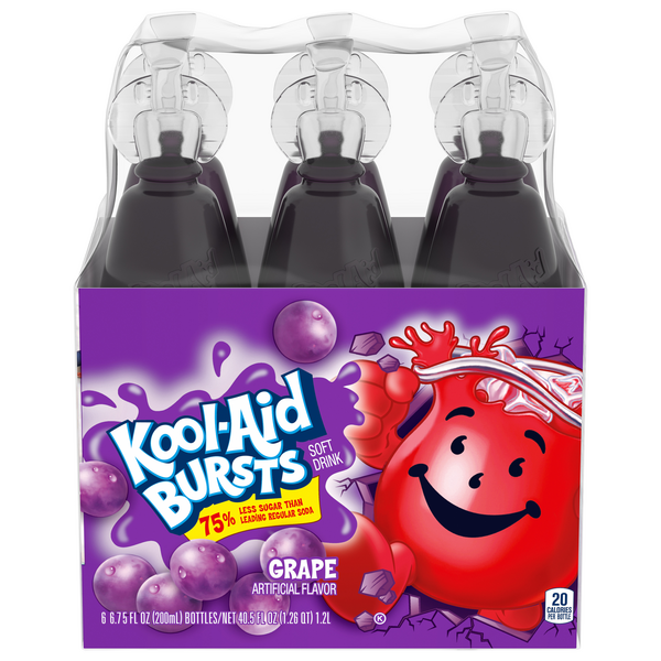 Save on Kool-Aid Bursts Soft Drink Grape - 6 pk Order Online Delivery ...
