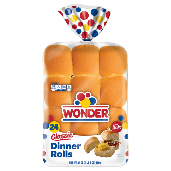 Save on Wonder Dinner Rolls Extra Soft - 24 ct Order Online Delivery ...