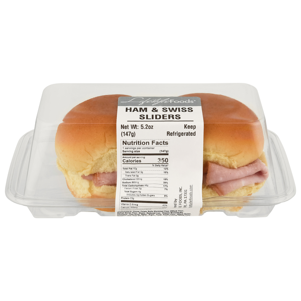 Save on Lifestyle Foods Deli Ham & Swiss Sliders Order Online Delivery ...