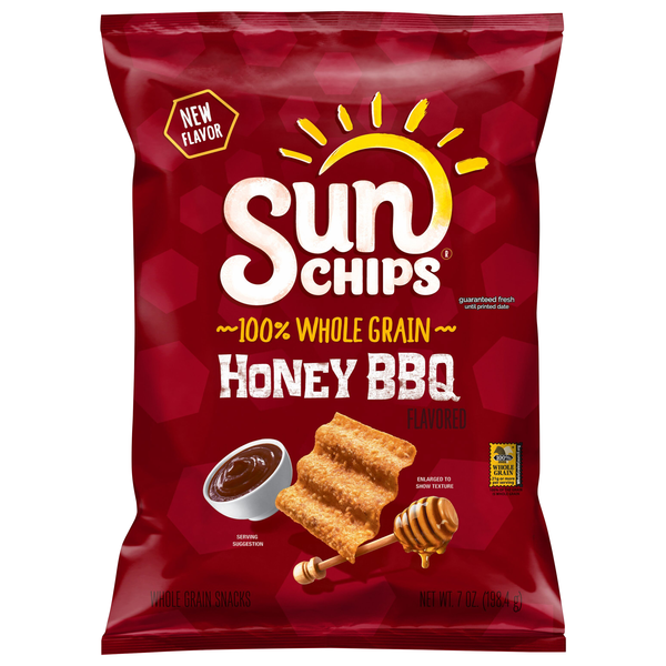 Save on Sun Chips Honey BBQ Whole Grain Snacks Order Online Delivery ...