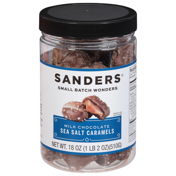 Save on Sanders Milk Chocolate Sea Salt Caramels Candy Order Online ...