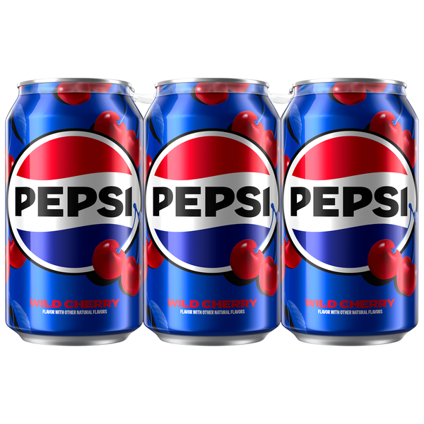 Save on Pepsi Wild Cherry Cola Soda - 6 pk Order Online Delivery | MARTIN'S