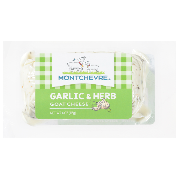 Save on Montchevre Garlic & Herb Goat Cheese Log Order Online Delivery ...