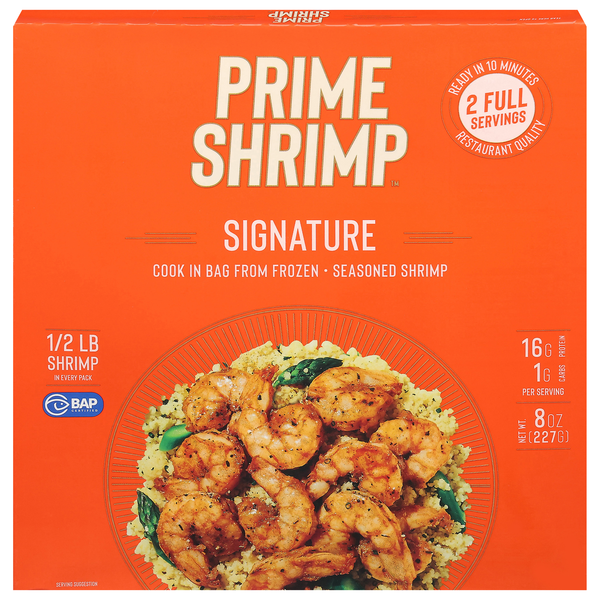 Save on Prime Shrimp Seasoned Signature Shrimp Frozen Meal Order Online ...