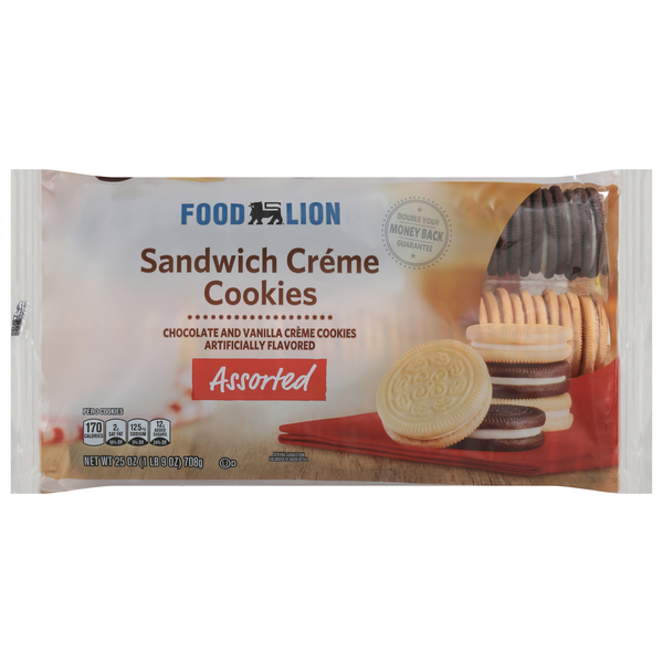 Save on Food Lion Assorted Chocolate & Golden Sandwich Cookies Order ...