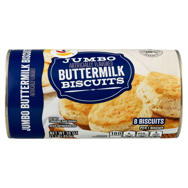 Save on Our Brand Jumbo Buttermilk Biscuits - 8 ct Refrigerated Order ...