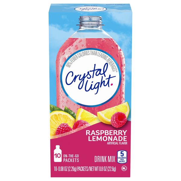 Save on Crystal Light On The Go Packets Drink Mix Raspberry Lemonade ...
