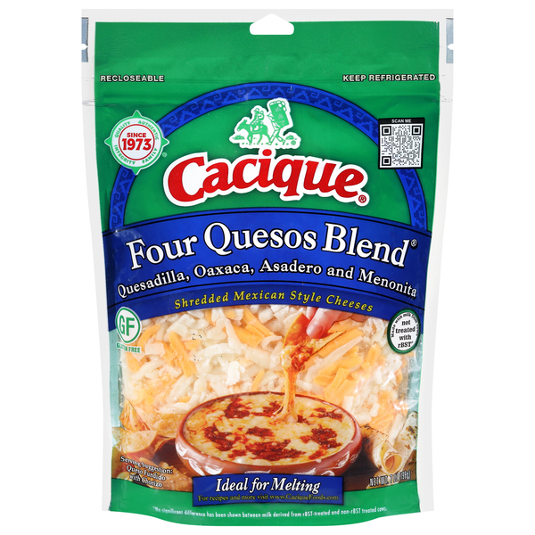 Save on Cacique Shredded Four Quesos Blend Mexican Style Cheese Order ...
